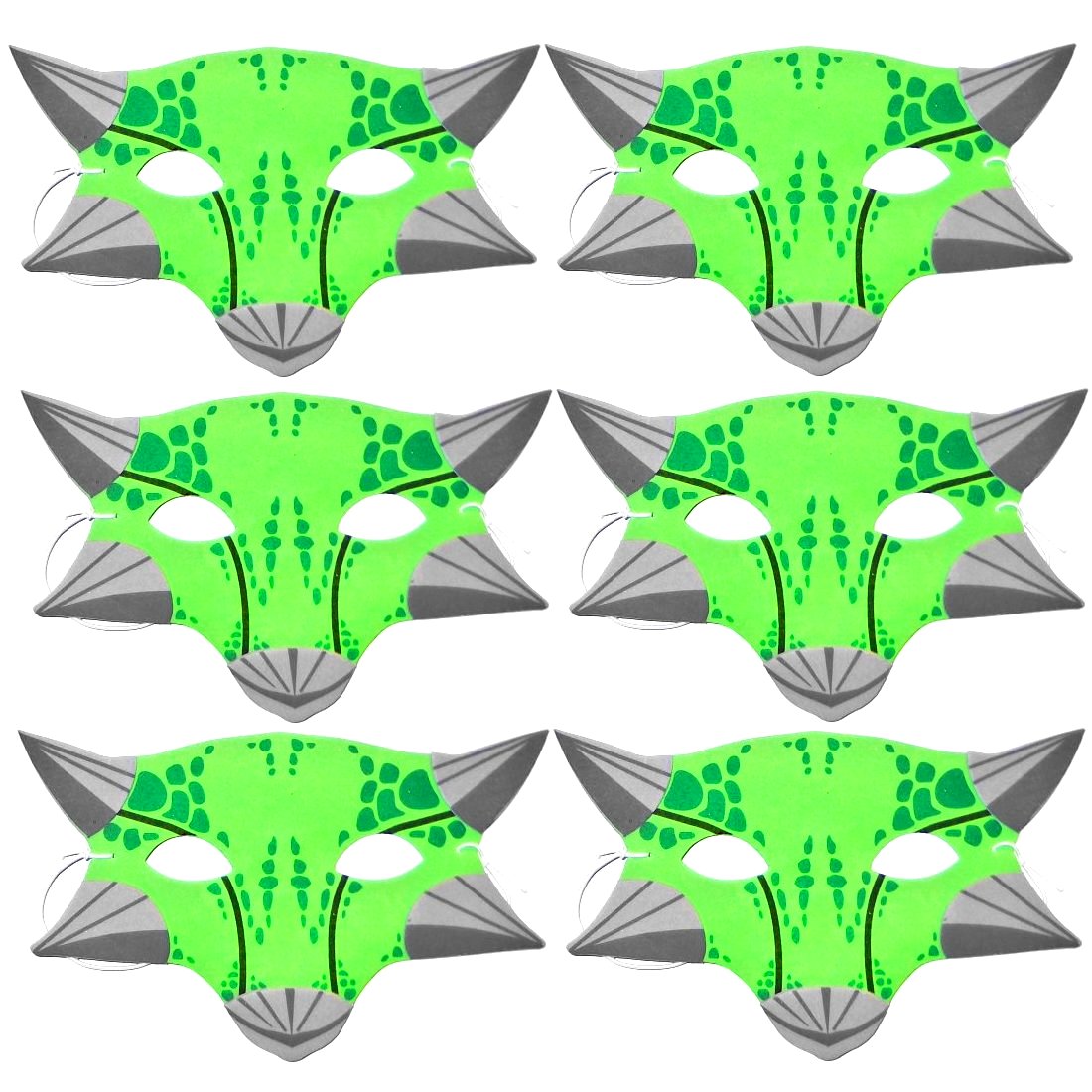 6 Green Ankylosaurus Children's Foam Dinosaur Mask | Totally Toytastic